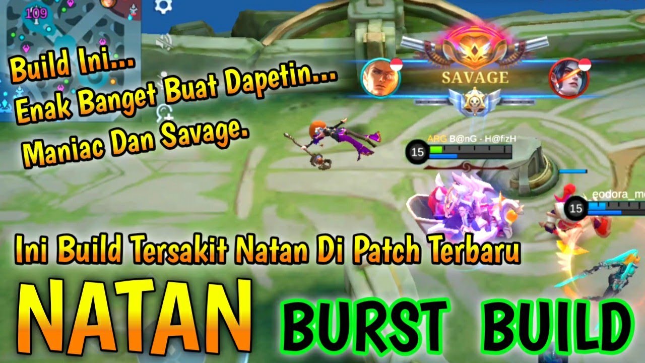 Natan Burst Build | Ini Build Tersakit Natan Di Patch Terbaru Brooo ...