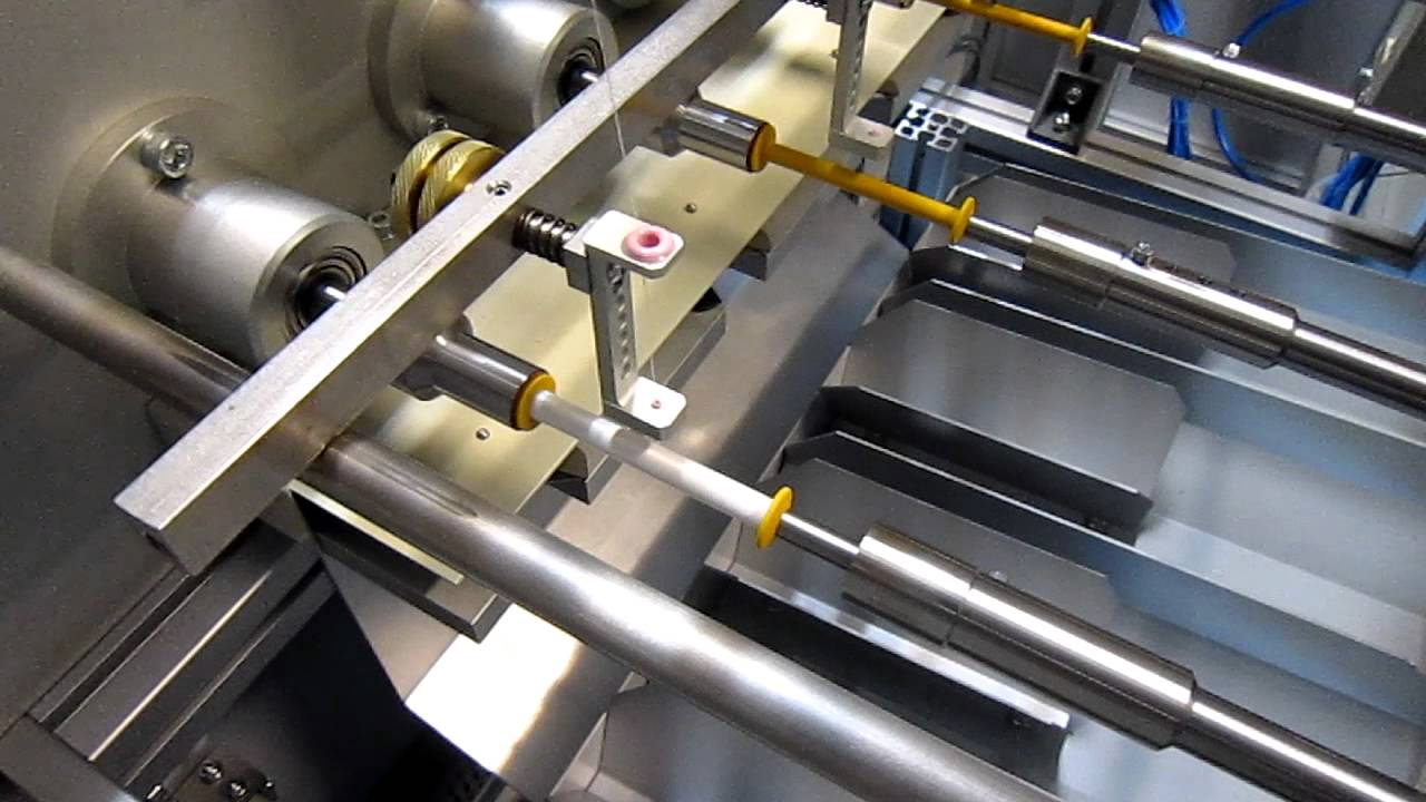 CEZOMA 4-spindle quill winder.MOV - YouTube