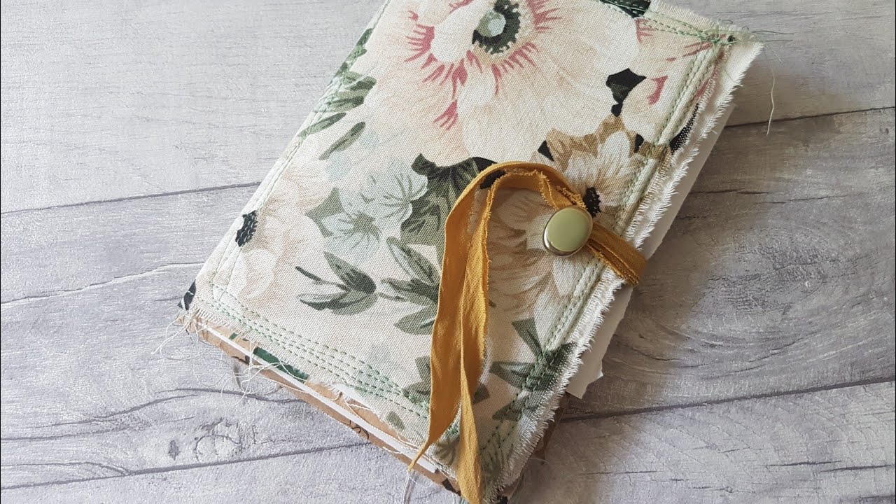 MAKING A SMALL SOFT COVER JOURNAL - YouTube
