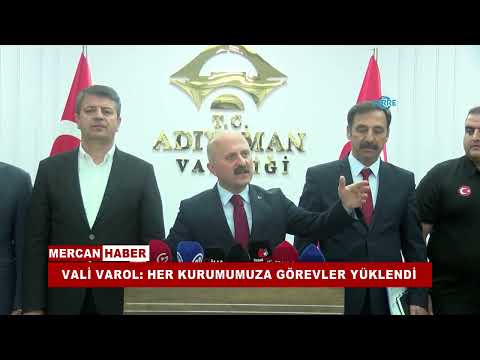 VALİ VAROL; HER KURUMUMUZA GÖREVLER YÜKLENDİ