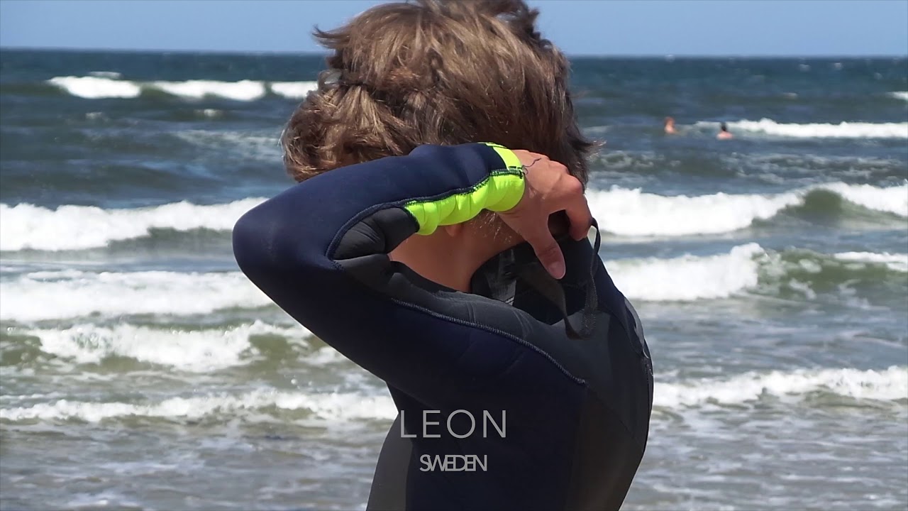 Vejbystrand surf - Leon - Surfing Skåne Sweden - YouTube