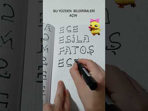 ECEM ♥️İSMİNİ YAZIYORUM #keşfet #beniöneçıkart #shorts #youtube #merthiralinatv #tiktok #isimler