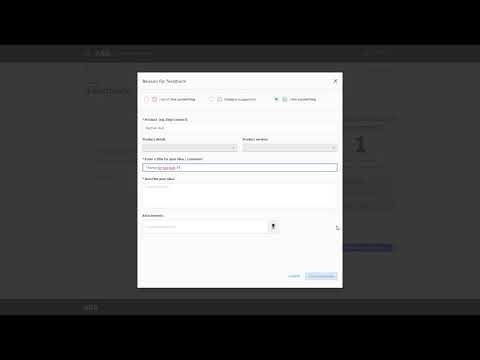 ABB Connect Partner Hub – How to add a new feedback - YouTube