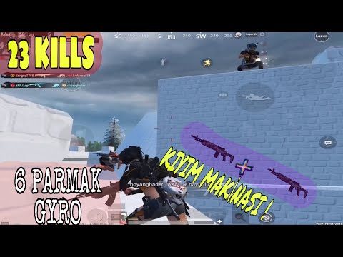 ÇİFT MK14 KIYIM MAKİNASI ! PUBG MOBILE 6 PARMAK GAMEPLAY