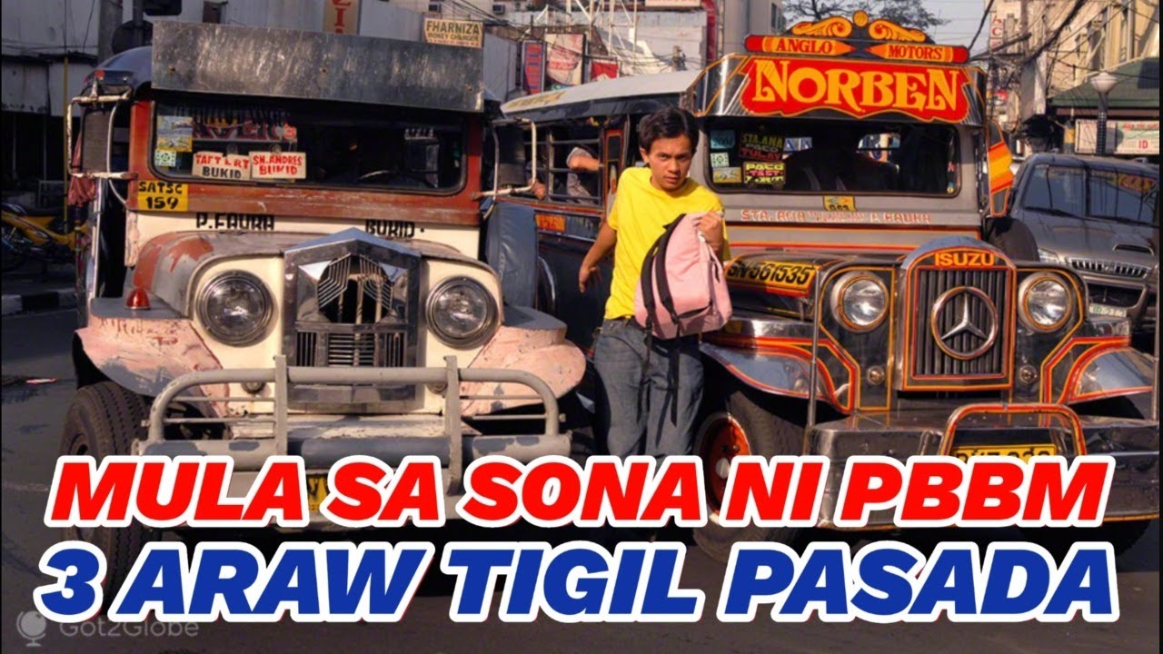 TATLONG ARAW NA TIGIL PASADA SA MISMONG SONA NI PBBM - YouTube