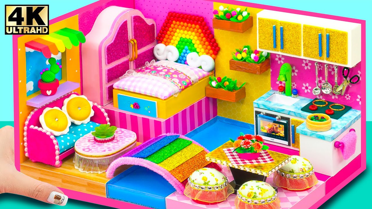 Make Beautiful Miniature House with Swimming Pool in Middle from ...