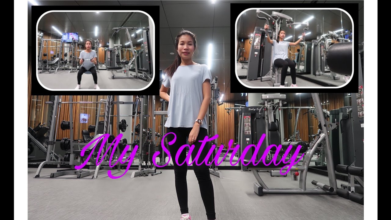 My Saturday + workout in the Gym - YouTube