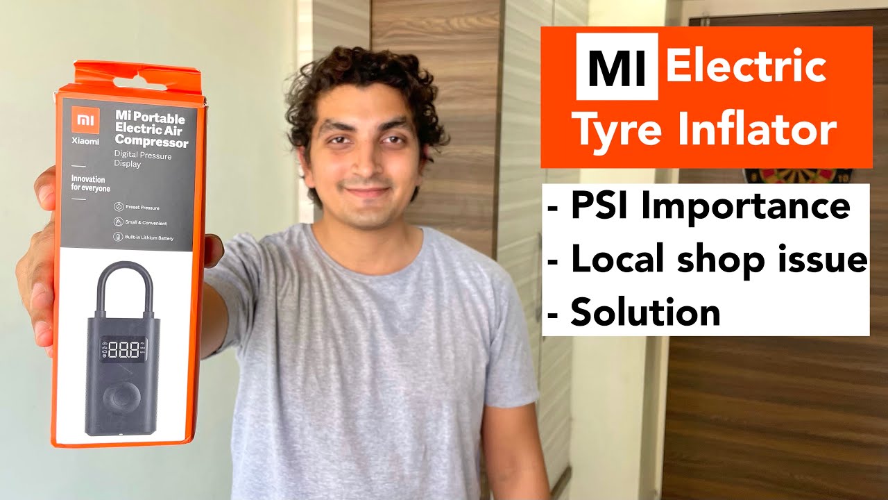 Mi portable Electric Air compressor | Mi Tyre Inflator | inflator for ...