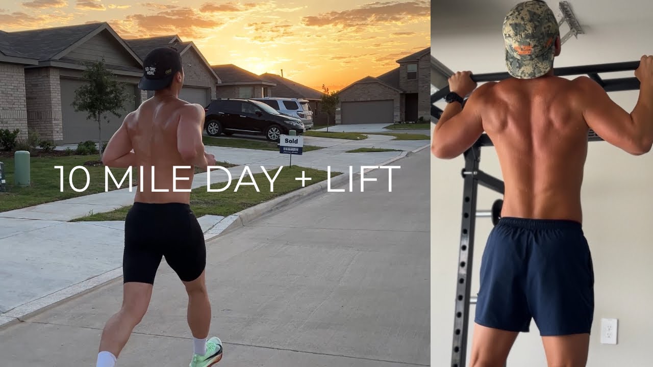 10 Mile Day & Lift | Hybrid Training - YouTube
