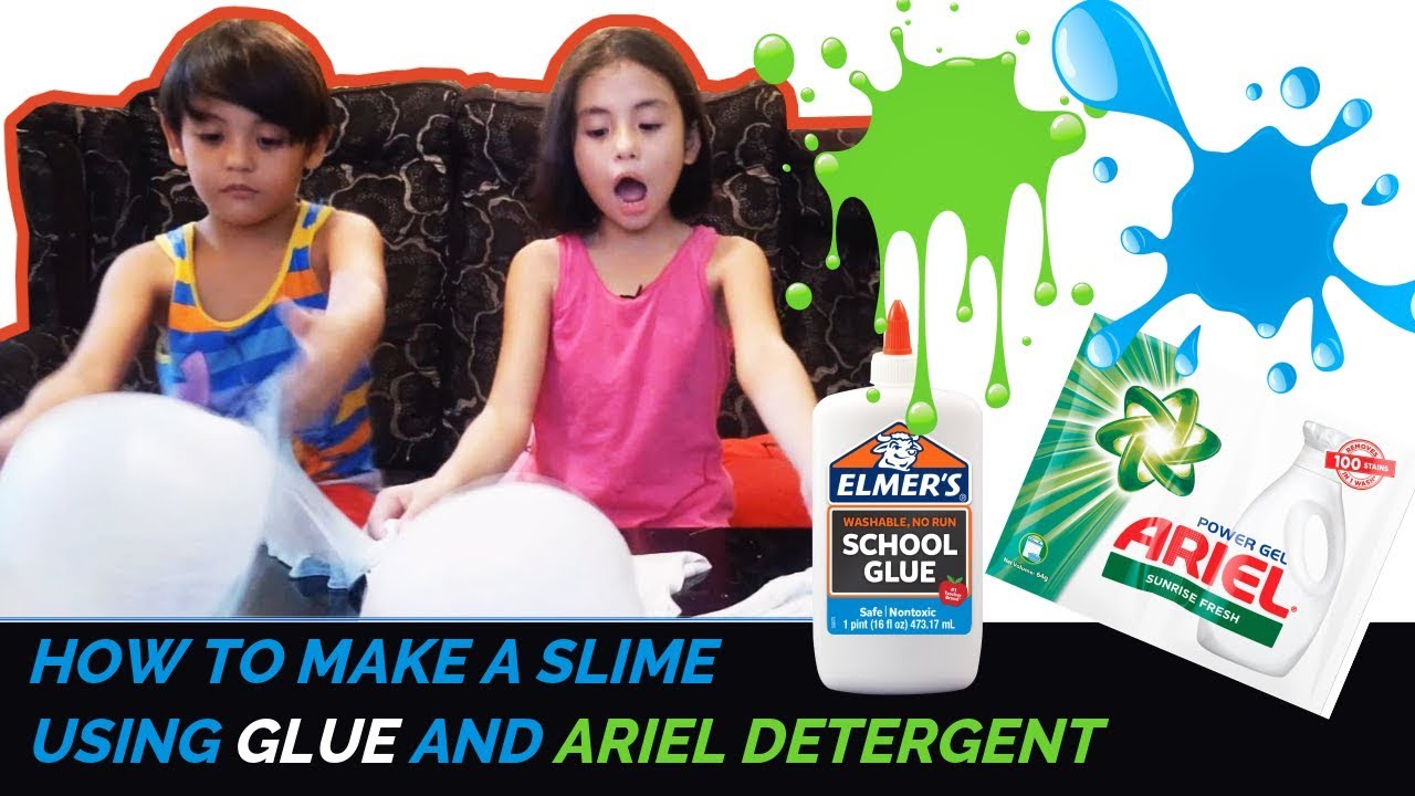 How To Make Slime Using Ariel Detergent - YouTube