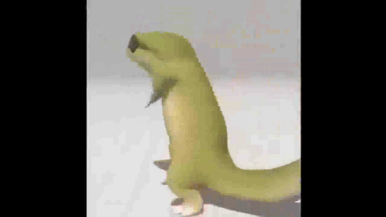 Lizard dancing to Song for Denise - YouTube