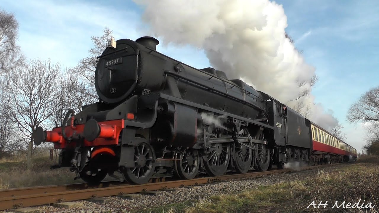 Black 5 No. 45337 at Nene Valley Railway January 2014 - YouTube