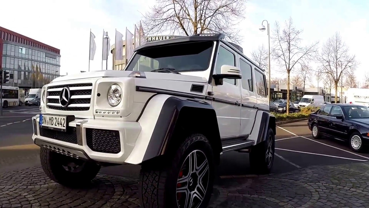 Mercedes G 500 V8 4 x 4 Langversion Quick look 03 2017 - YouTube