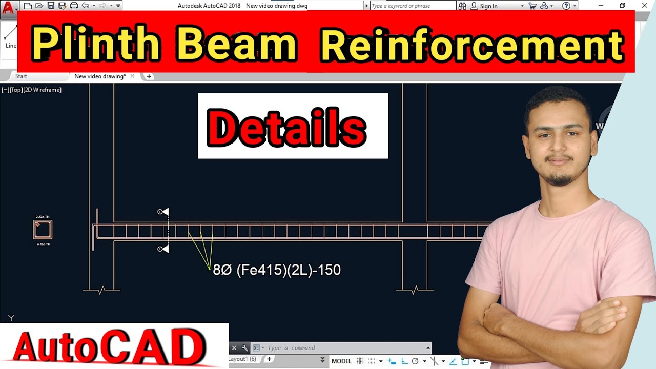 Plinth Beam Reinforcement Details | Reinforcement Details of Plinth ...