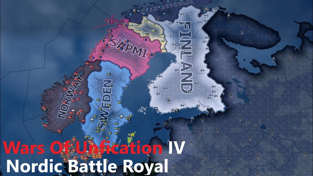 Wars Of Unification IV :Nordic Battle Royal(expect for Iceland and ...