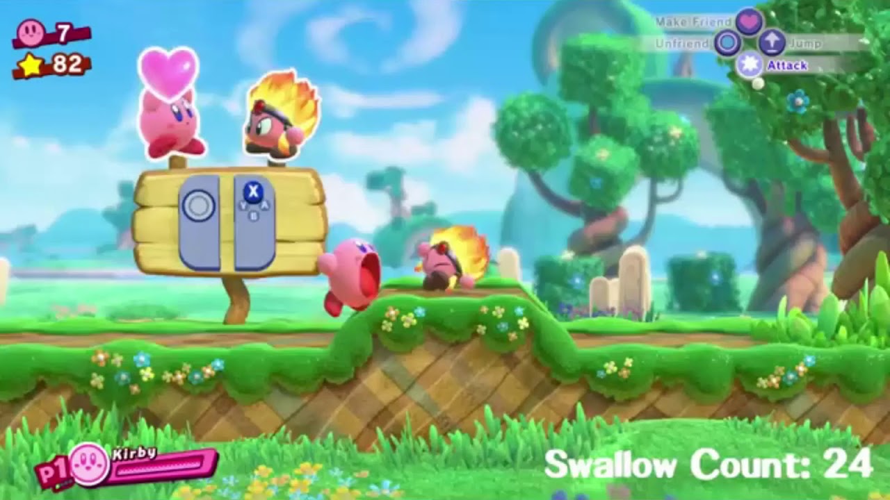 Kirby eats everything (reupload) (13+) - YouTube