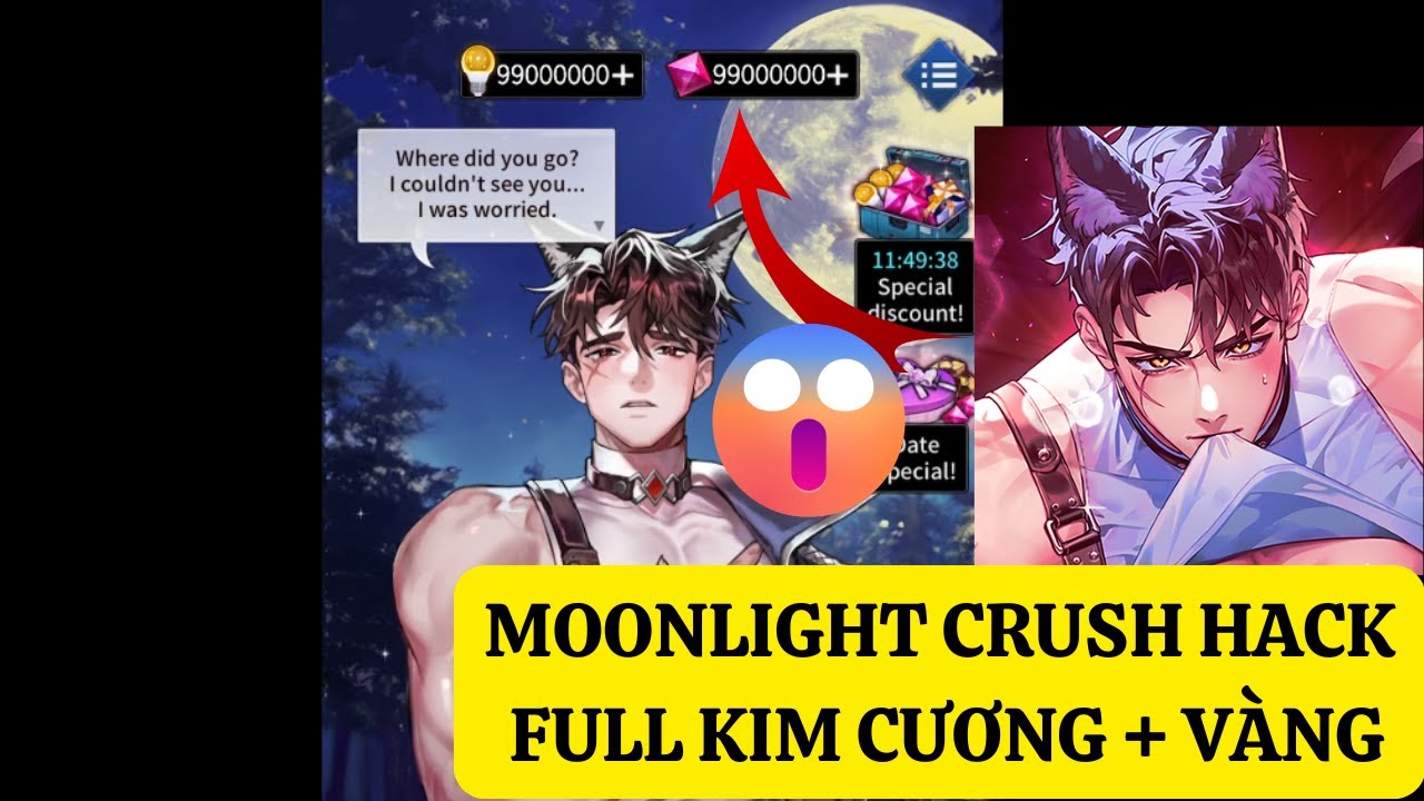 Moonlight Crush Hack. Cách Hack VÔ HẠN KIM CƯƠNG Trong Moonlight Crush ...