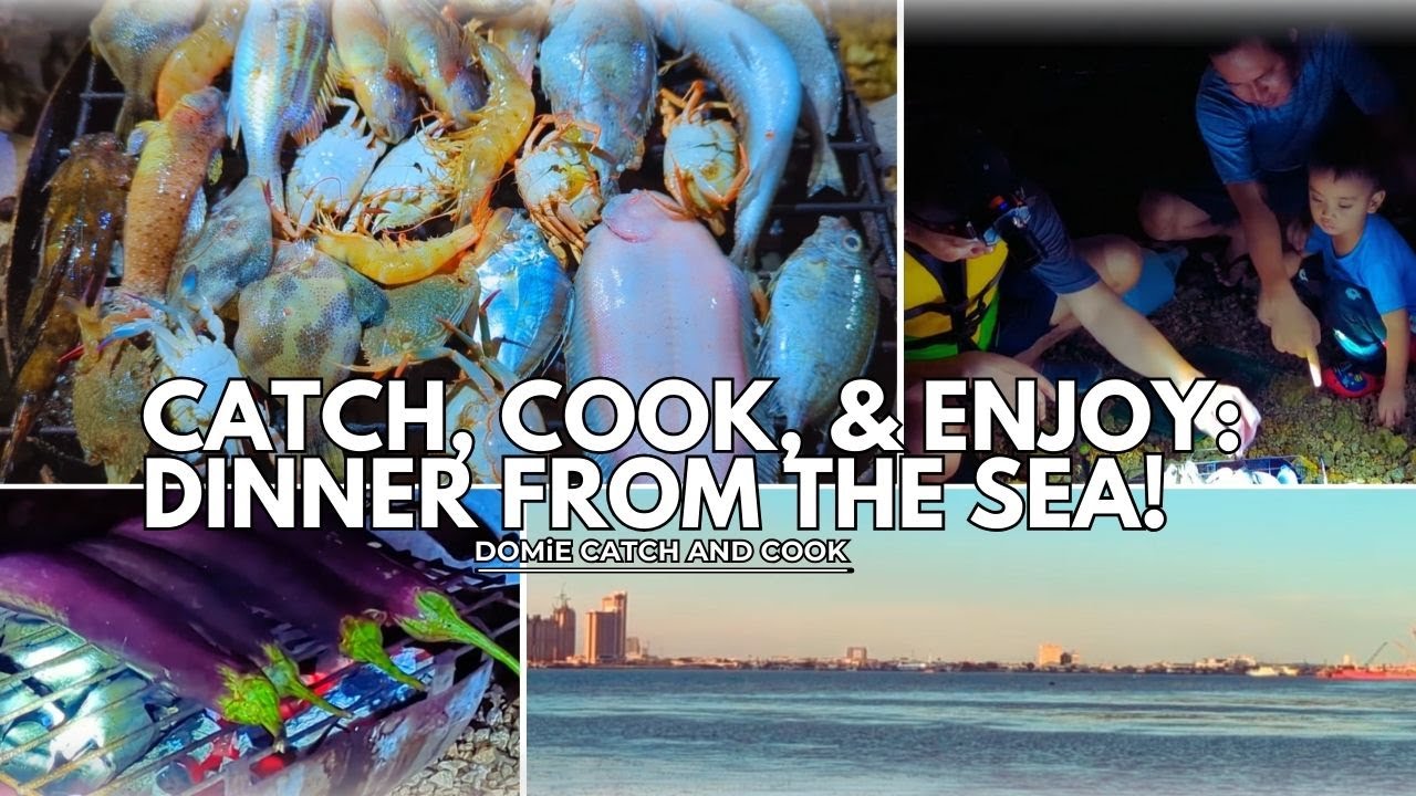 Catch, Cook, and Enjoy! cooking dinner from the sea! - YouTube