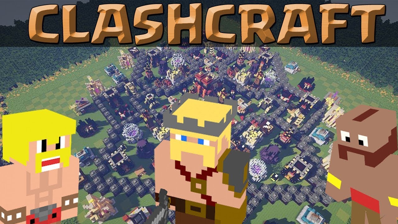Minecraft ☆ CLASHCRAFT ☆ Clash of Clans / Clash Royale - YouTube