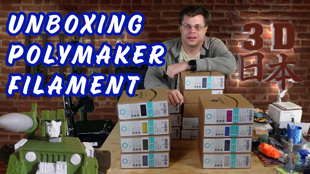 Big Polymaker Filament Haul #polymaker - YouTube