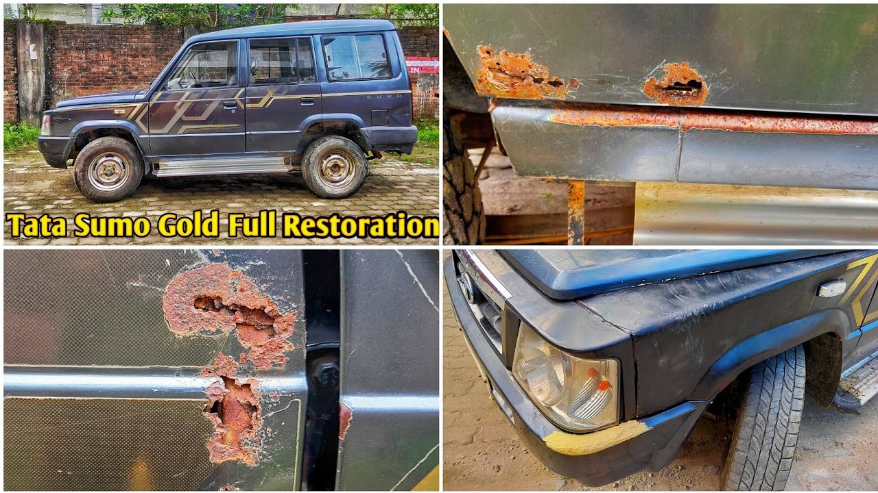 Tata Sumo Gold full Restoration | car restoration - YouTube