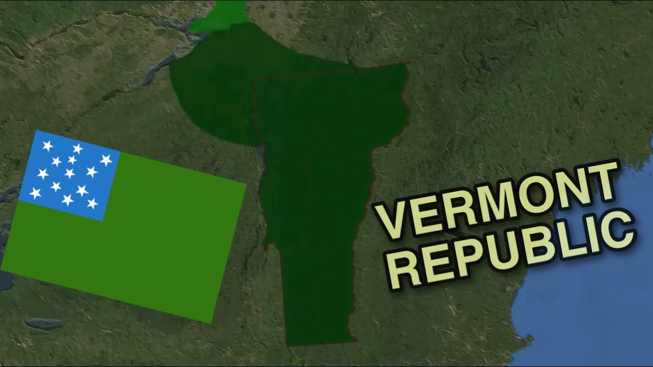 Territorial Evolution of the Vermont (Green Mountain) Republic: Every ...
