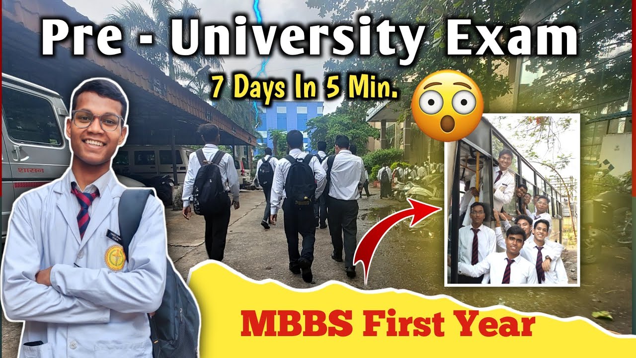 7 Days in 5 Minute 💥 Pre - University Exam 😢 #exams #mbbs #mbbsvlogs # ...
