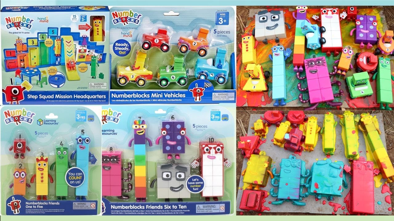 Numberblocks – Fun Coloring Numberblock Friends 1 to 10! Satisfying ...