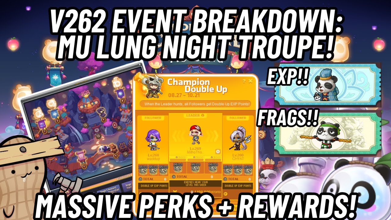 Mu Lung Night Troupe Event Breakdown! | v262 | GMS 2025 | - YouTube