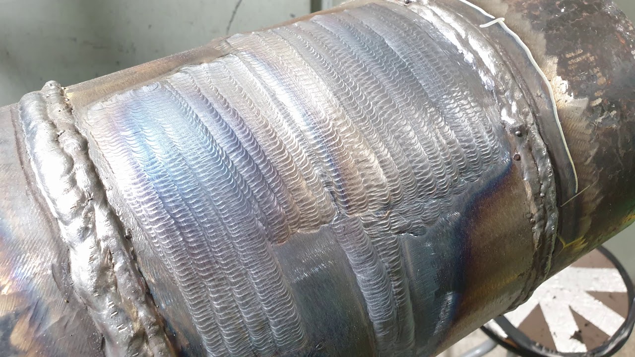 GTAW Left Hand Training 4-60일 용접봉 20개 사용 - YouTube