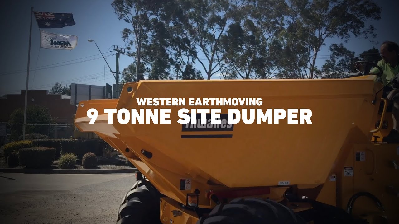Western Earthmoving | 9T Thwaites Site Dumper - YouTube