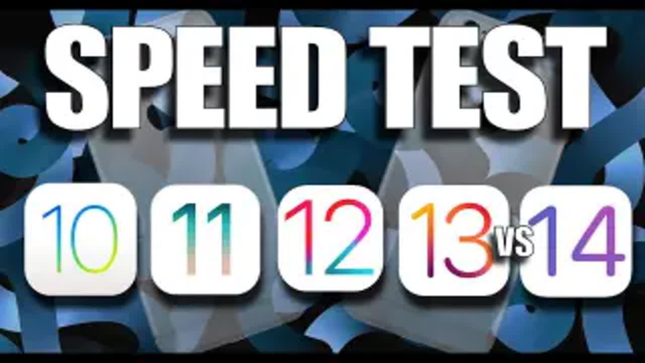 iOS 14 vs iOS 13, iOS 12, iOS 11 ,iOS 10 速度对比测试 - YouTube