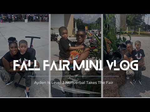 Ayden Took Over the Fall Fair 🍁🎡 (Autism Mom POV) - YouTube