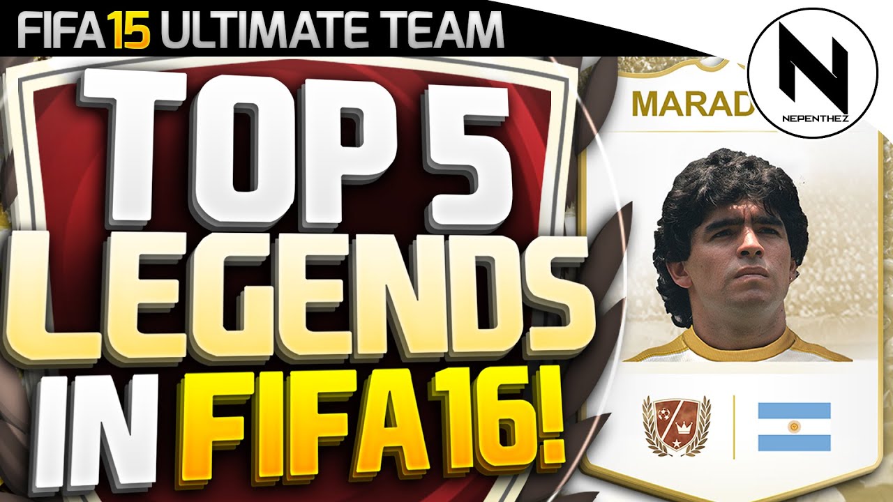 TOP 5 LEGENDS IN FIFA 16!! - FIFA Ultimate Team - YouTube