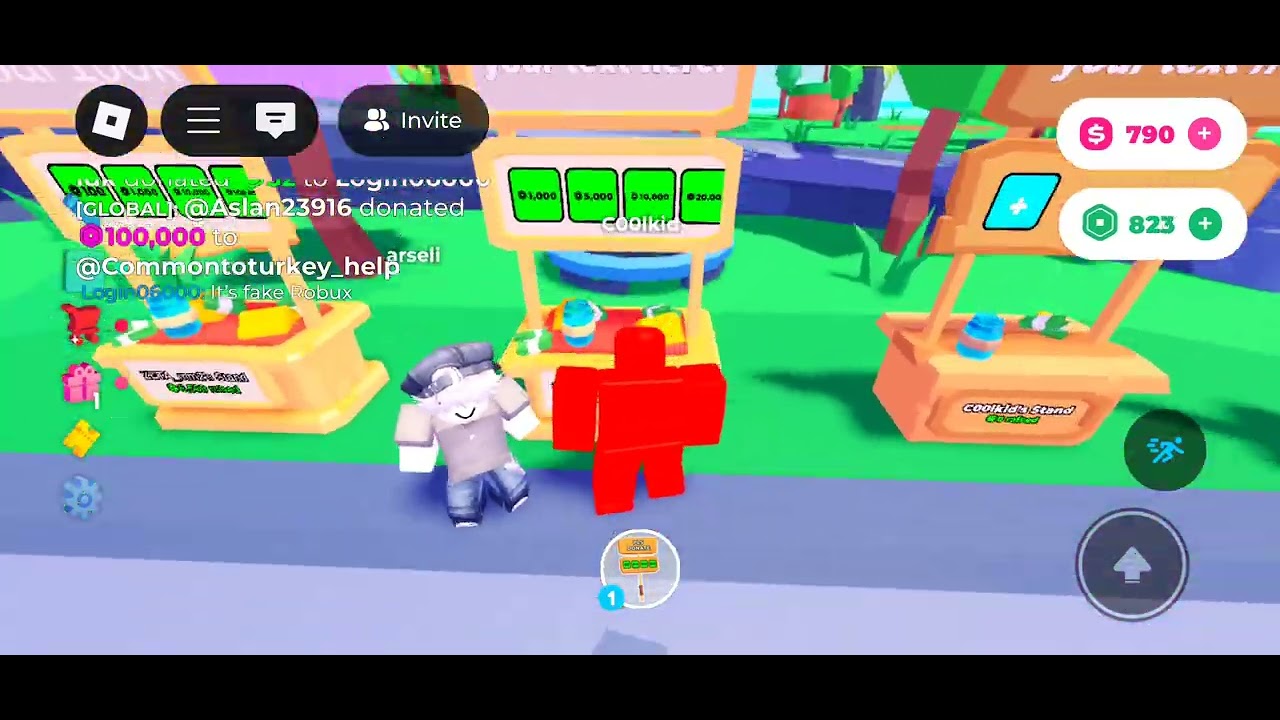 Pls donate modded fake robux - YouTube