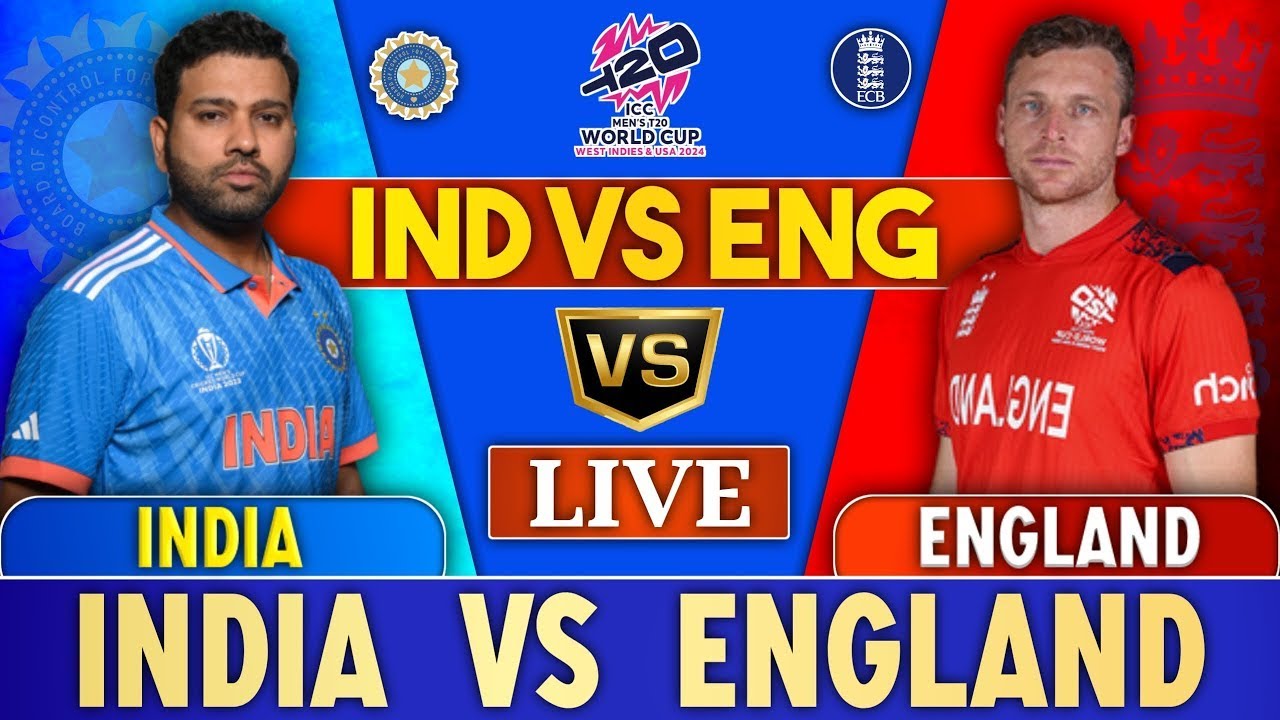 🔴Live: IND vs ENG, Semifinal | India vs England Live Match today ...