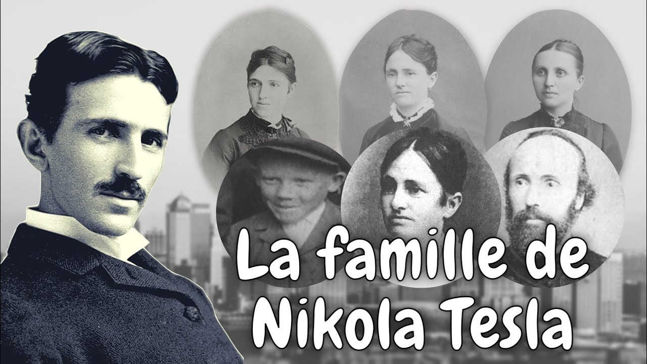 La famille de Nikola Tesla, il n'a pas été marié, n'a pas eu d'enfants ...