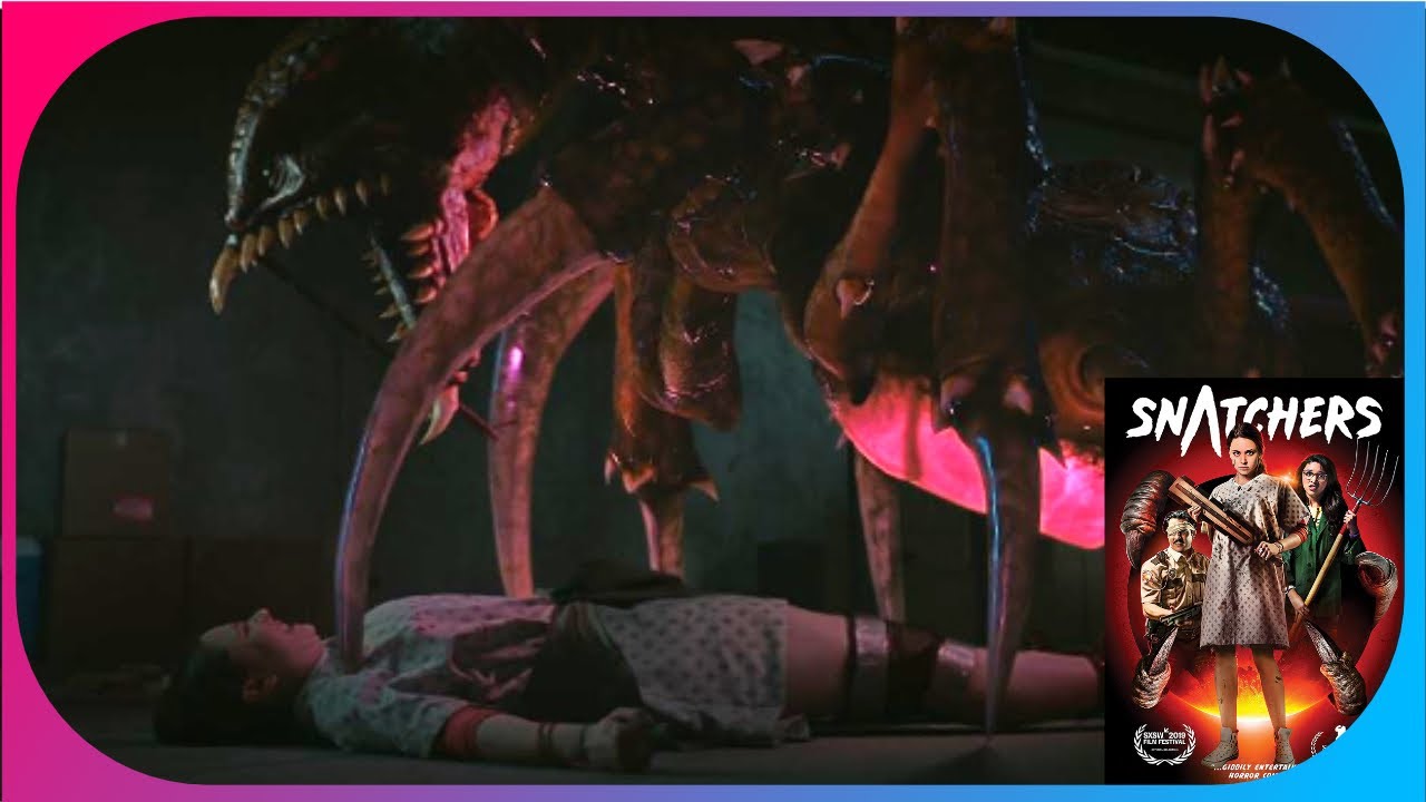 SNATCHERS 2019 teenager gives birth to alien monster Horror Comedy ...