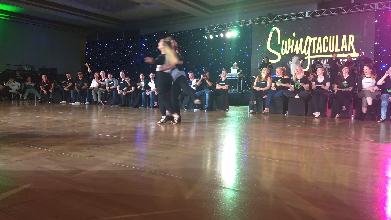 Deborah, Nicole, Ben Swingtacular 2019 3 For All - YouTube