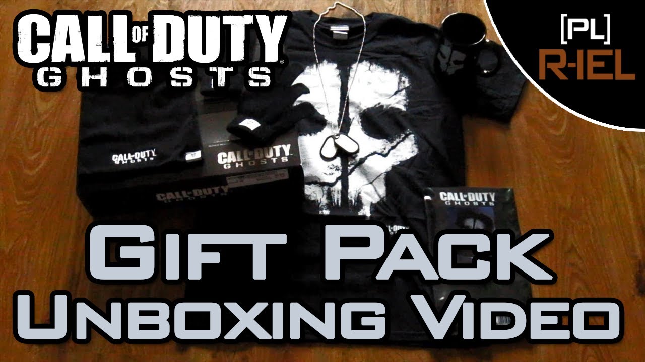 Call Of Duty Ghosts GIFT PACK Unboxing Video - YouTube