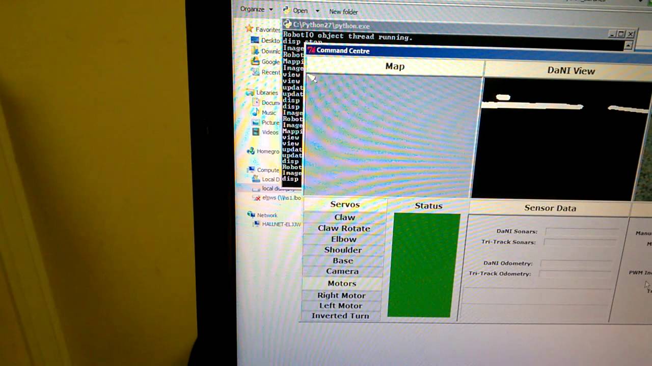 GUI mapping and camera feed - YouTube