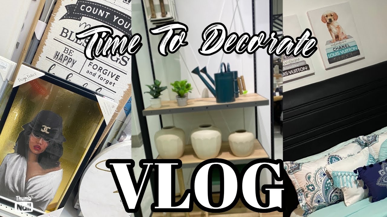 VLOG | DECORATING MY NEW ROOM | SHOPPING FOR DECOR | ORGANIZING + MORE ...