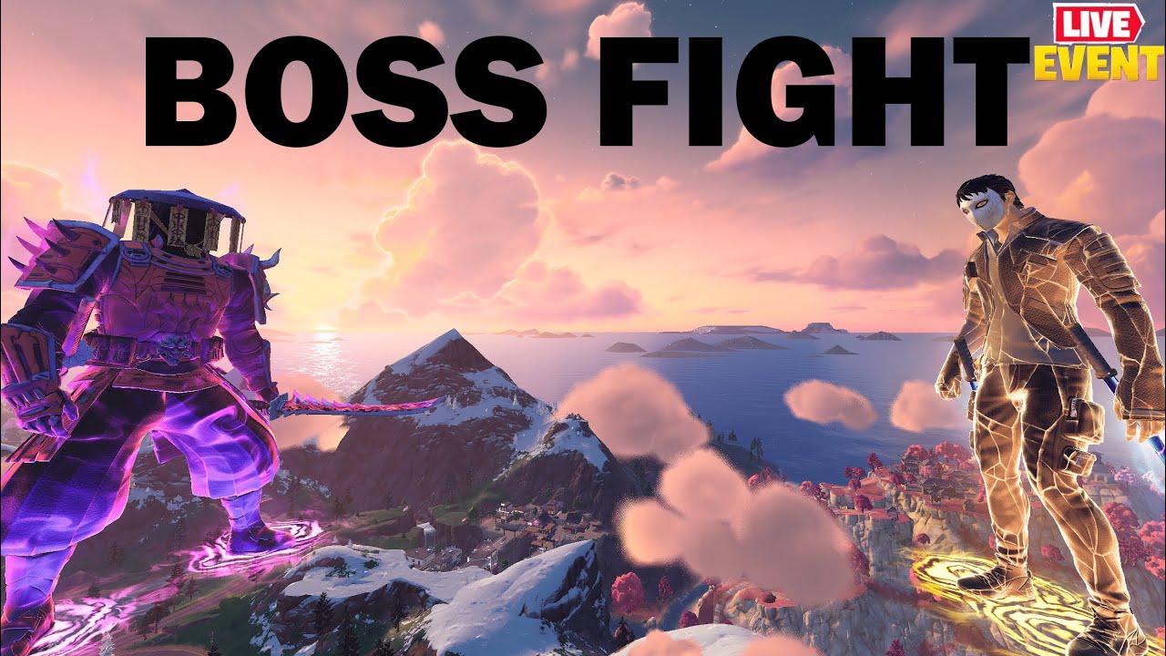 INSANE BOSS FIGHT LIVE EVENT IN FORTNITE!!! - YouTube