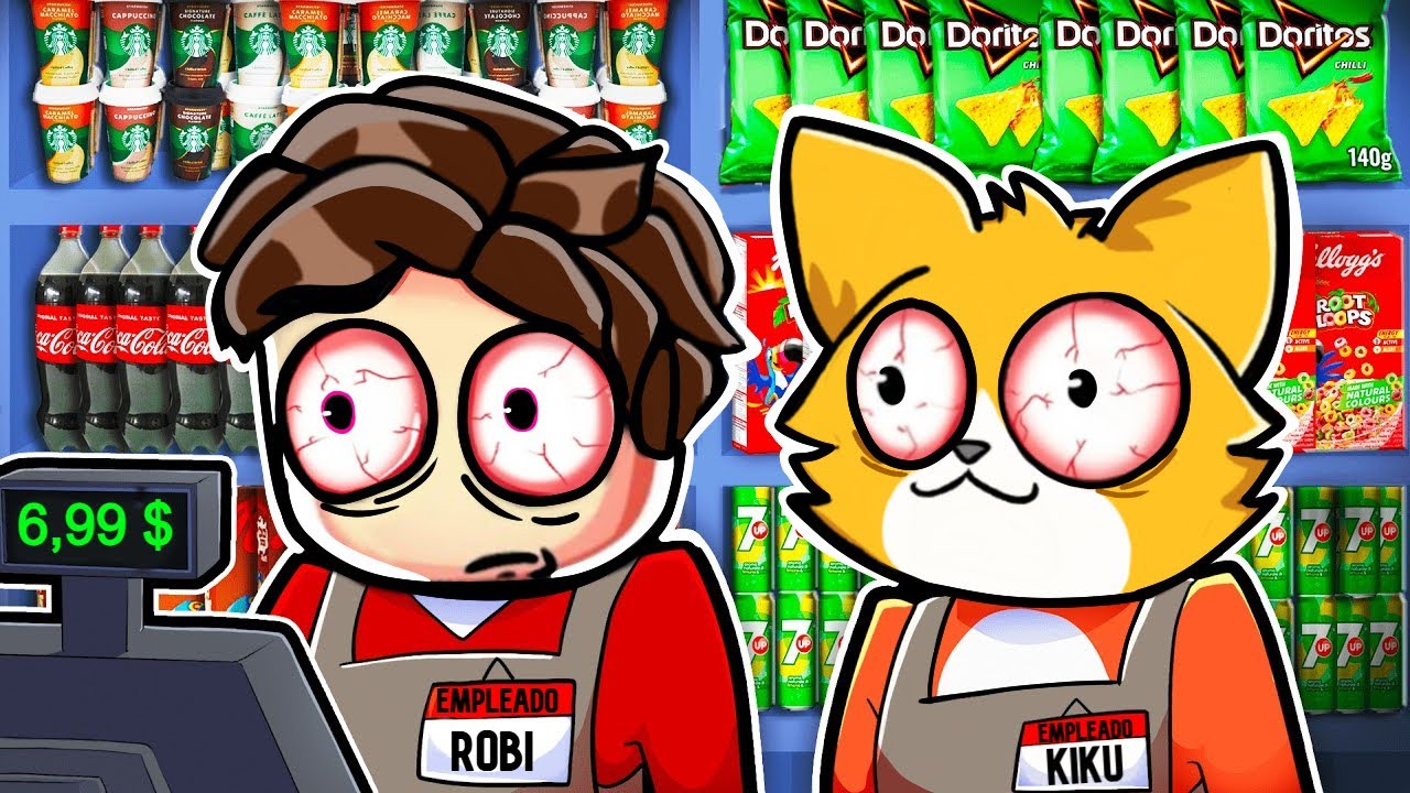 ROBLOX pero TRABAJAMOS EN NAVIDAD🎄 (Todos Los Finales) | ROBI Y KIKU ...