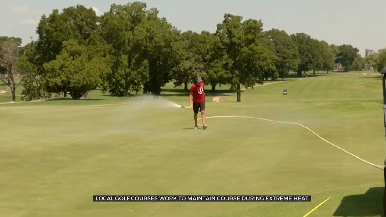 Golf Courses Taking Measures To Cool Courses During Extreme Heat - YouTube