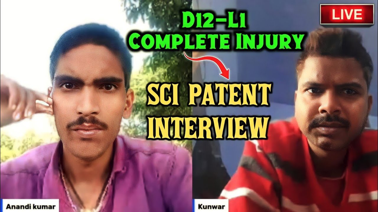 D12-L1 SPINAL CORD INJURY PATIENT LIVE VIDEO CALL INTERVIEW #ANANDI # ...
