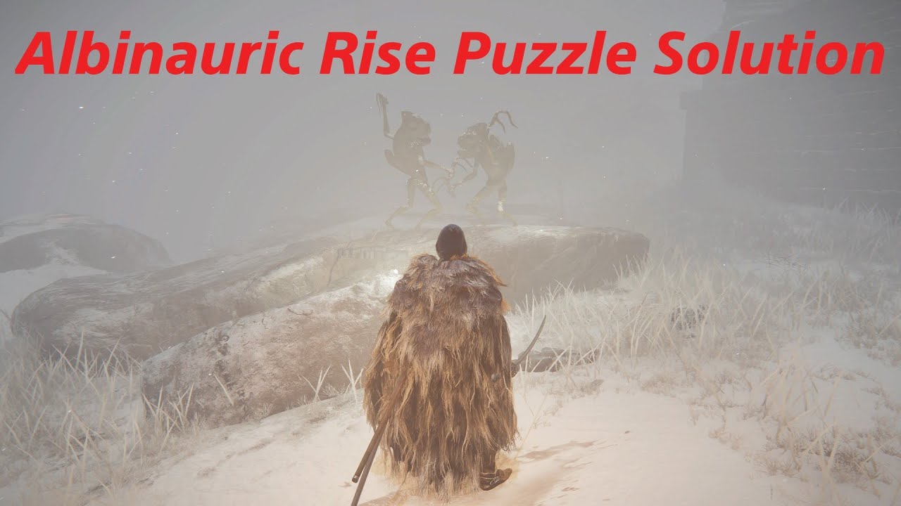 Elden Ring - Albinauric Rise Puzzle Solution - YouTube