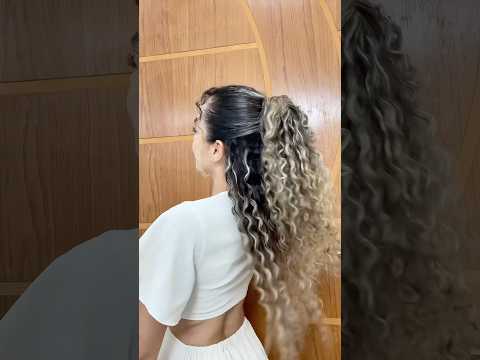 Penteado para cabelos cacheados #penteadoscachos #curlyhair #cachos #cacheadas #cabelocacheado
