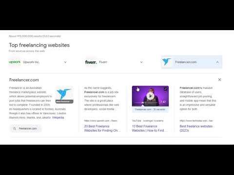 Most Famous freelance websites - YouTube