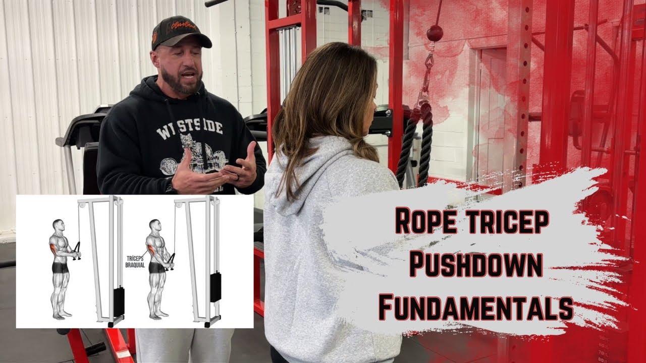 ROPE TRICEP PUSHDOWN FUNDAMENTALS! - YouTube